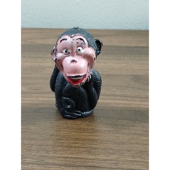 Unbranded | Other | Vtg Creepy Circus Chimp Monkey Cake Topper ...